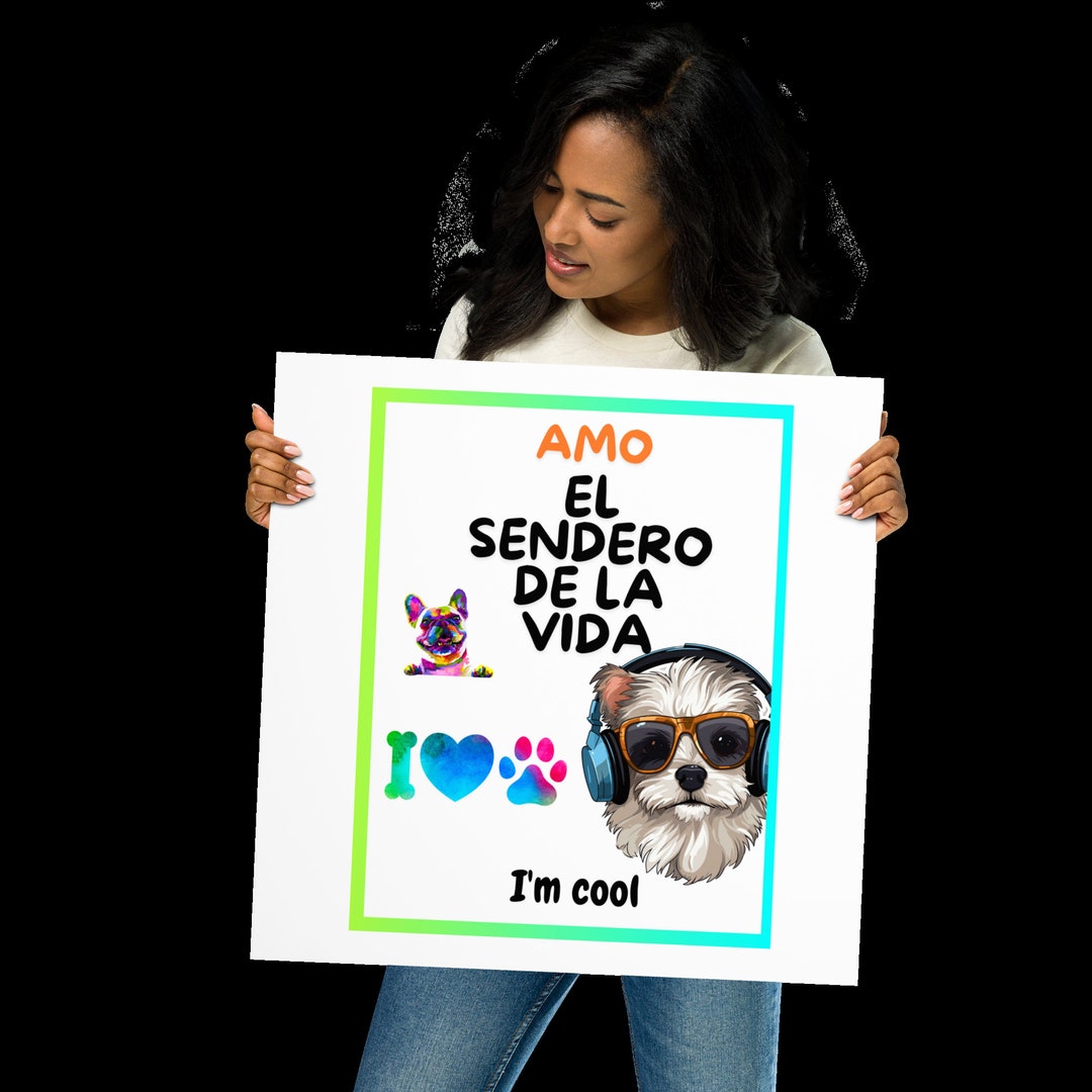 Poster, Minimalist. Friendly. Pet Lover. I Love the Path of Life ...