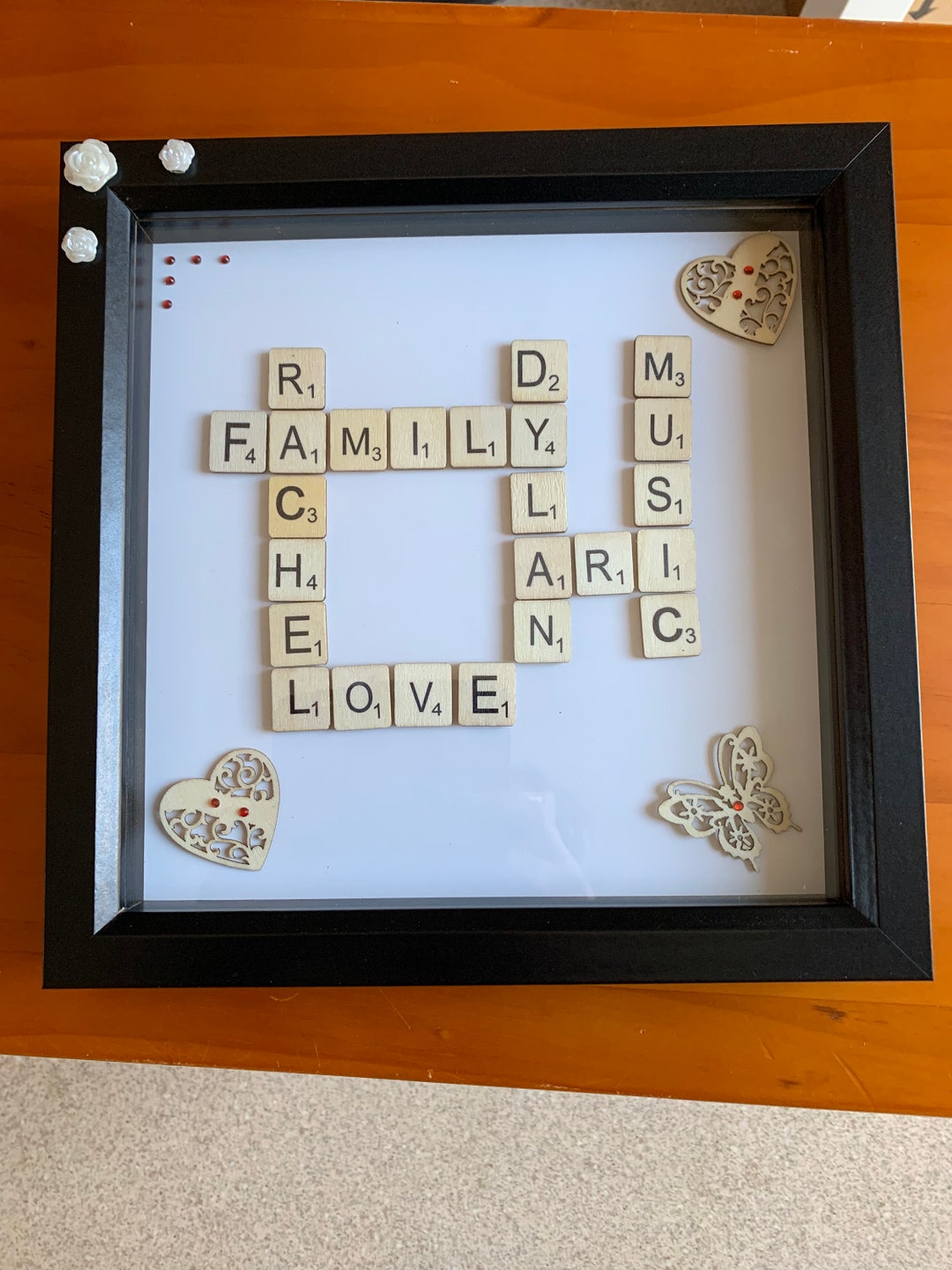 Personalised Scrabble Picture - Etsy