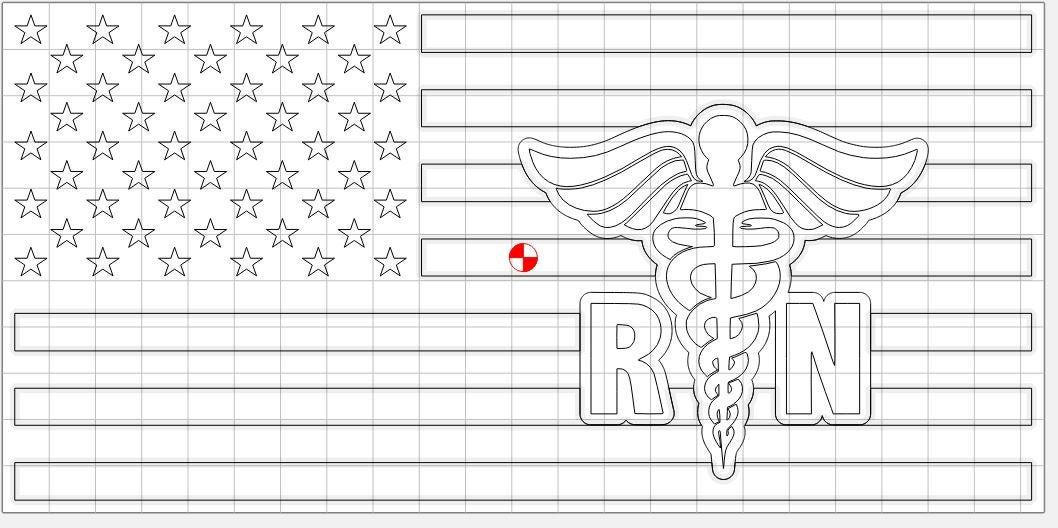 Nurse Flag SVG File - Etsy