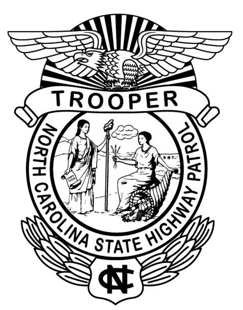 THE REAL North Carolina Trooper Badge CNC File - Etsy