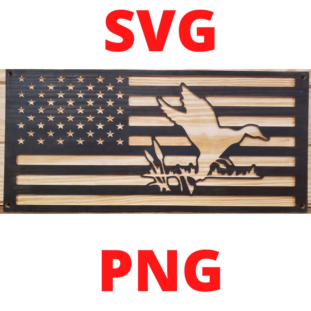 Duck Themed Flag SVG File - Etsy