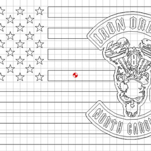 Iron Order MC Flag SVG - Etsy