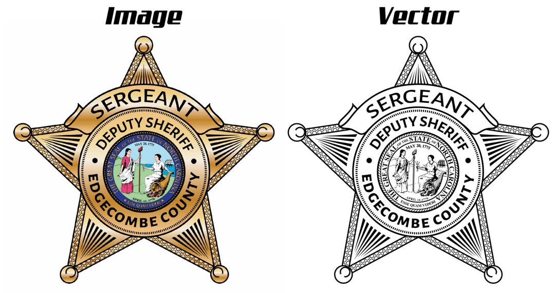 Edgecombe County Sheriffs Office/badge/ Svg/cnc/laser/digital File - Etsy