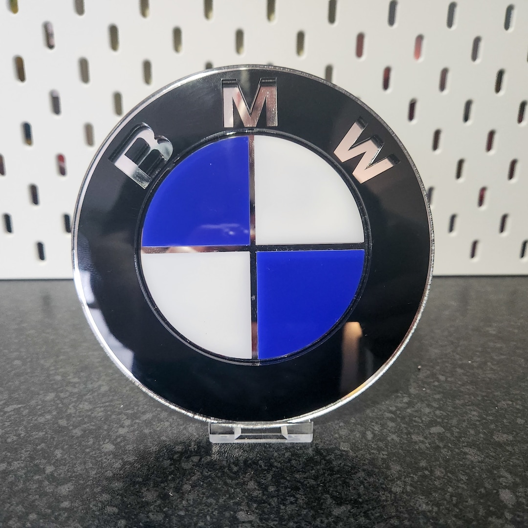 BMW Logo Badge Acrylic Sign Retro Motoring Hand Made Acrylic Sign ...