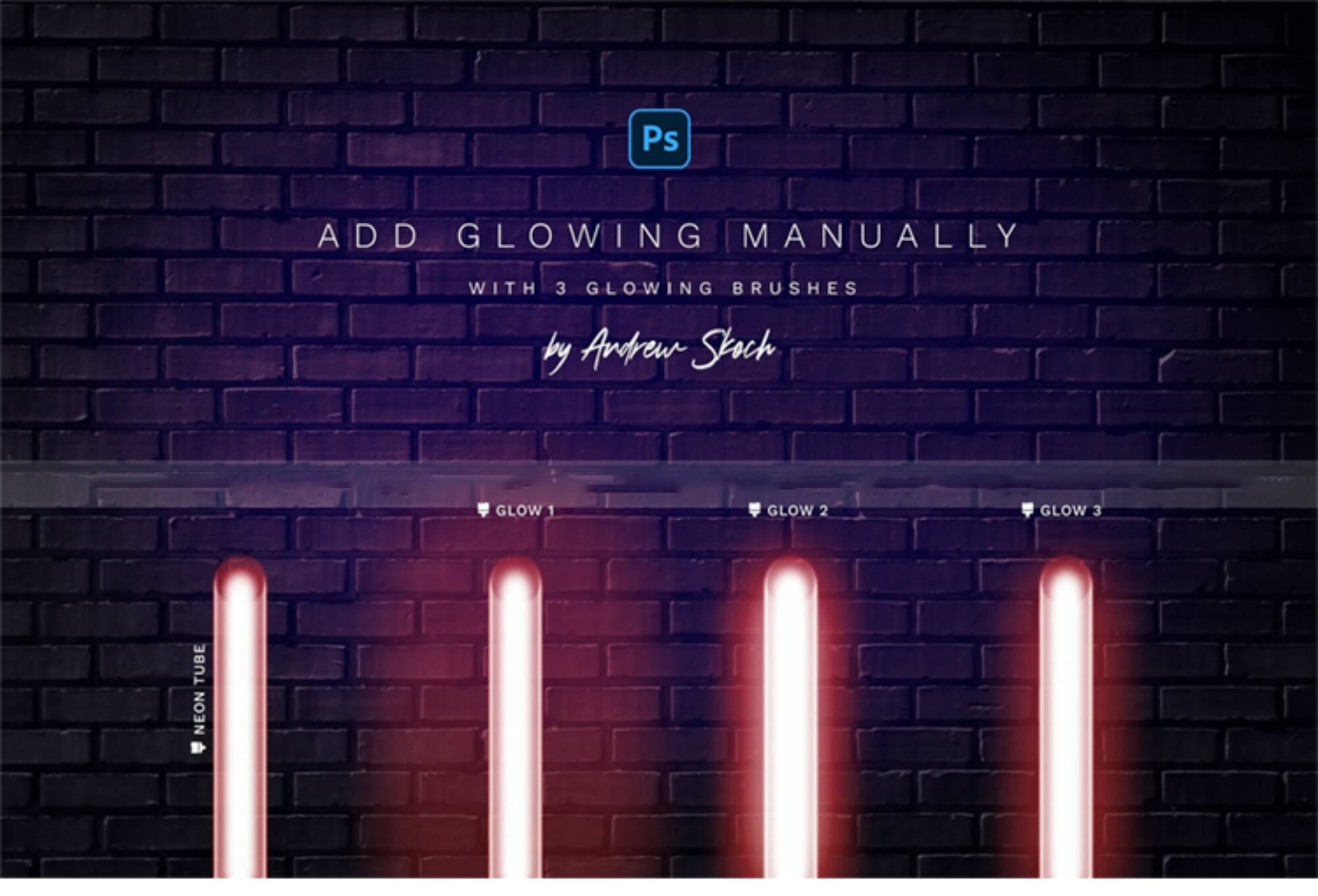 Neon Brushes/ Photoshop Brushes/ PS Brushes/brush Set/ Digital Art ...