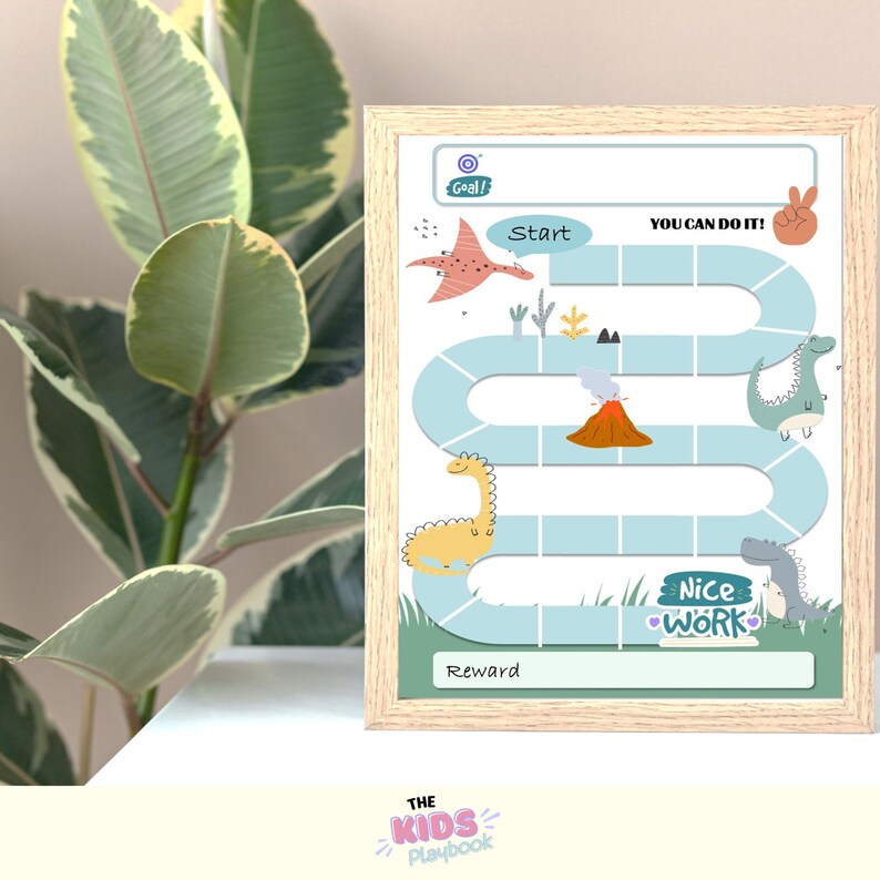 Dinosaur Reward Chart Printable Dinosaur Kids Behavior Chart - Etsy