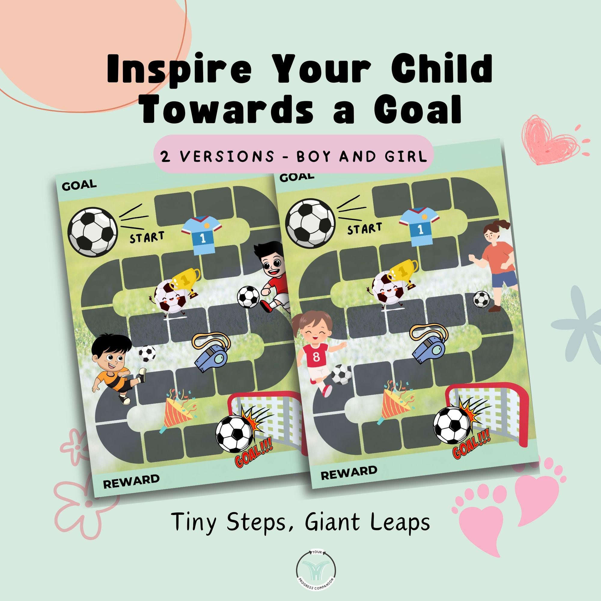Soccer Reward Chart Printable Soccer Kids Behavior Chart Instant ...