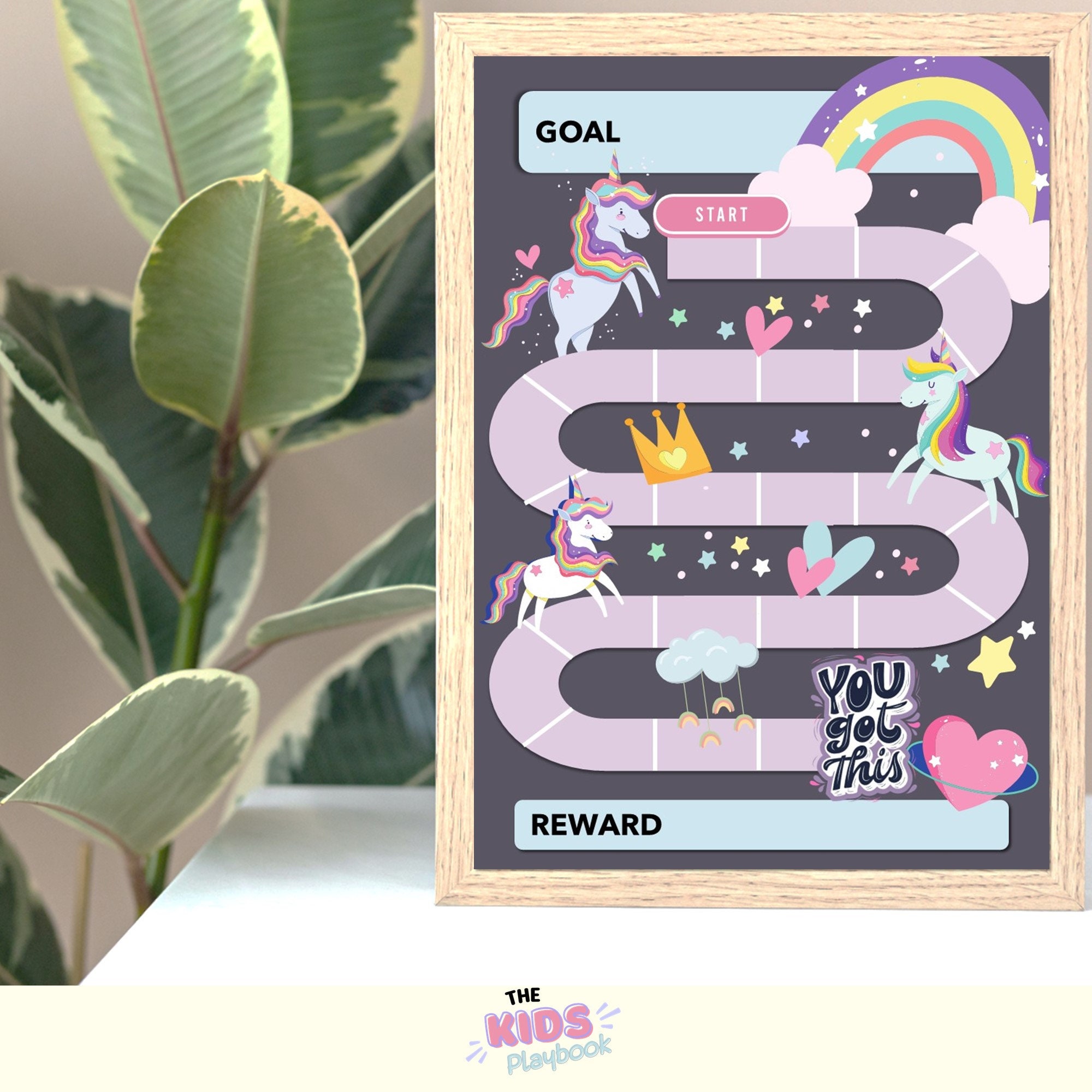 Unicorn Reward Chart Printable Unicorn Kids Behavior Chart Instant ...