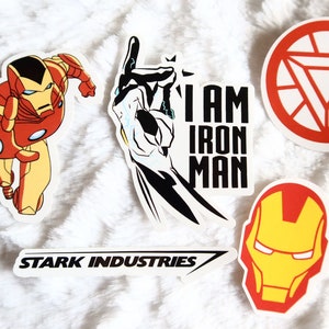 Iron Man Stickers / Tony Stark / Stark Industries Stickers / I Am Iron ...