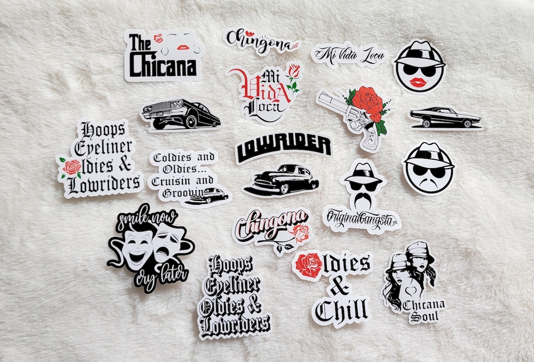 Lowrider / Chingona / Oldies and Chill / Car Show / Chingona Stickers ...