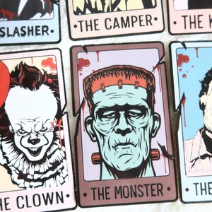 Tarot Card Stickers / Horror Stickers / Halloween Stickers / Ghost Face ...