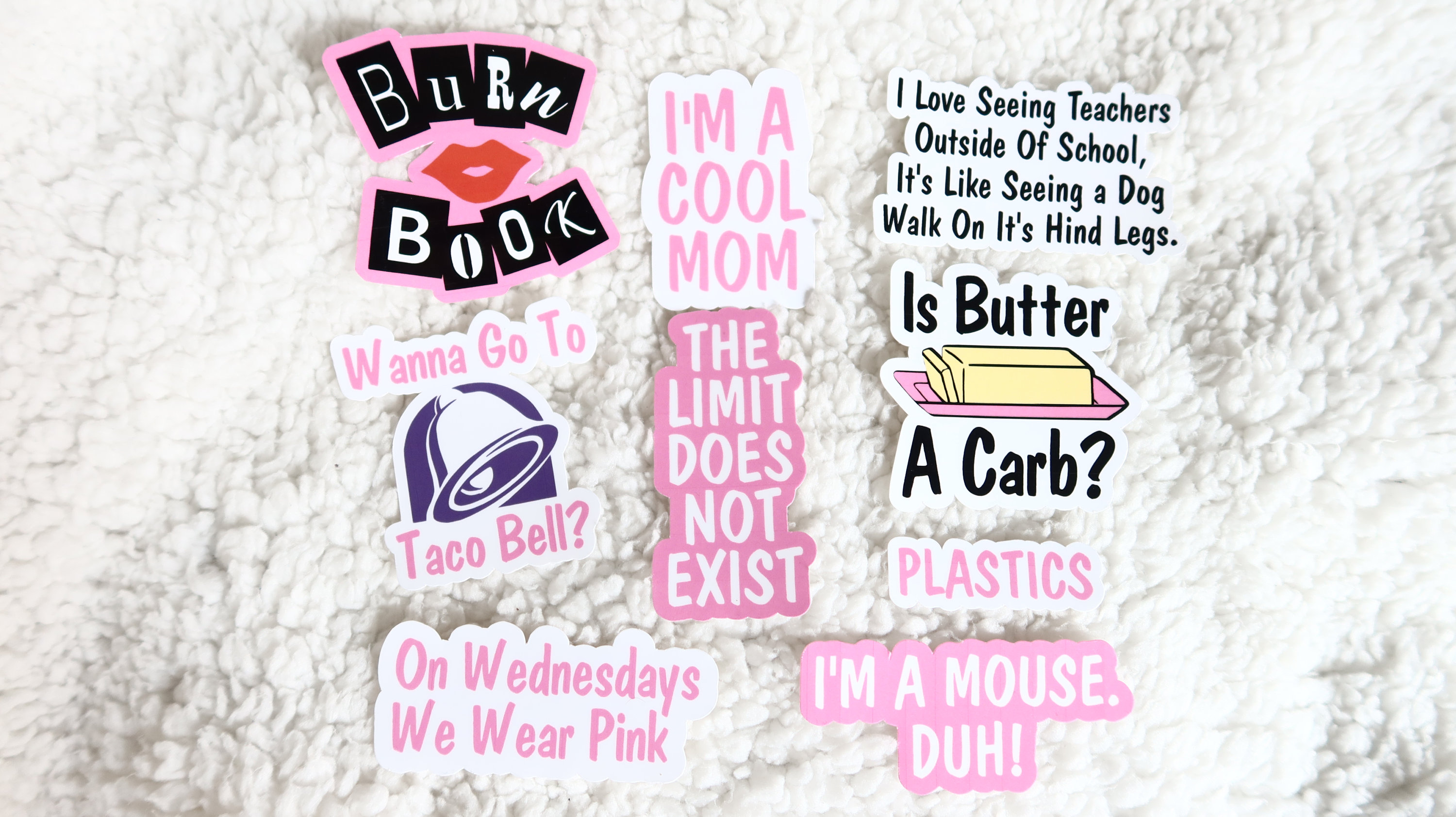 Mean Girls Mini Pack / Mean Girls Stickers / Burn Book / October 3rd ...