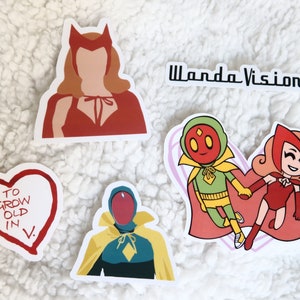 Wandavision Inspired / Stickers / Waterproof / Scarlet Witch Inspired ...