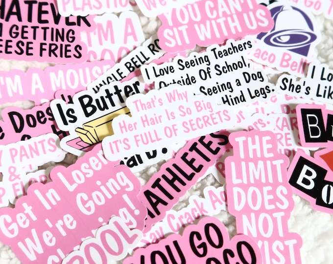 Mean Girls / Mean Girls Stickers /mean Girls Party / so Fetch / October ...