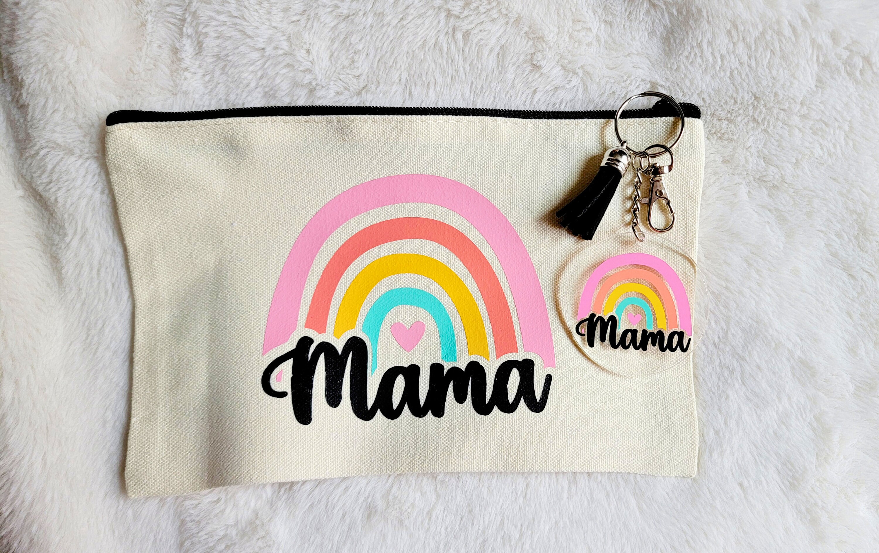 Mommy and Me / Mother's Day / Canvas Pouch /makeup Bags / Mama / Mini ...