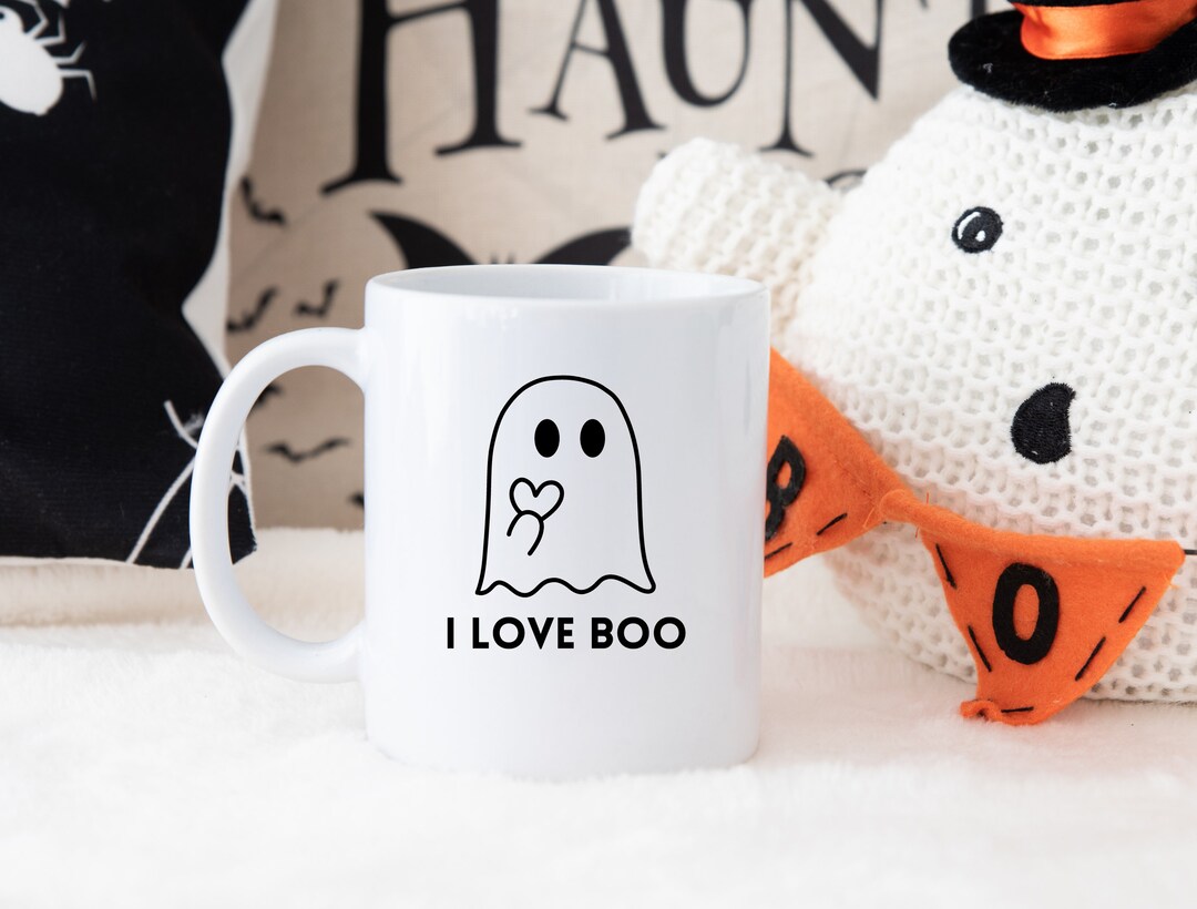 I Love Boo Svg / Halloween Svg / Trick or Treat Svg / Spooky Vibes Svg ...