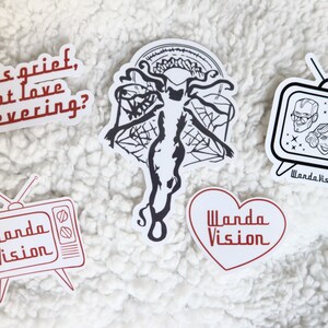 Wandavision Inspired / Stickers / Waterproof / Scarlet Witch Inspired ...