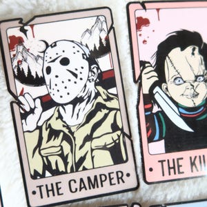 Tarot Card Stickers / Horror Stickers / Halloween Stickers / Ghost Face ...