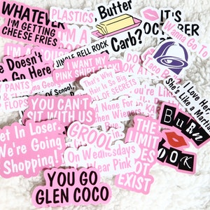 Mean Girls / Mean Girls Stickers /mean Girls Party / so Fetch / October ...