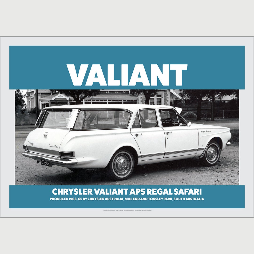 Chrysler Valiant AP5 Regal Safari Art Print – Australian Classic Car - Etsy