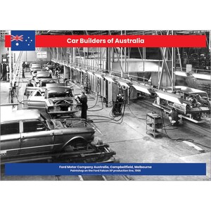 Car Builders of Australia Art Print – Ford Falcon XP Models in the ...