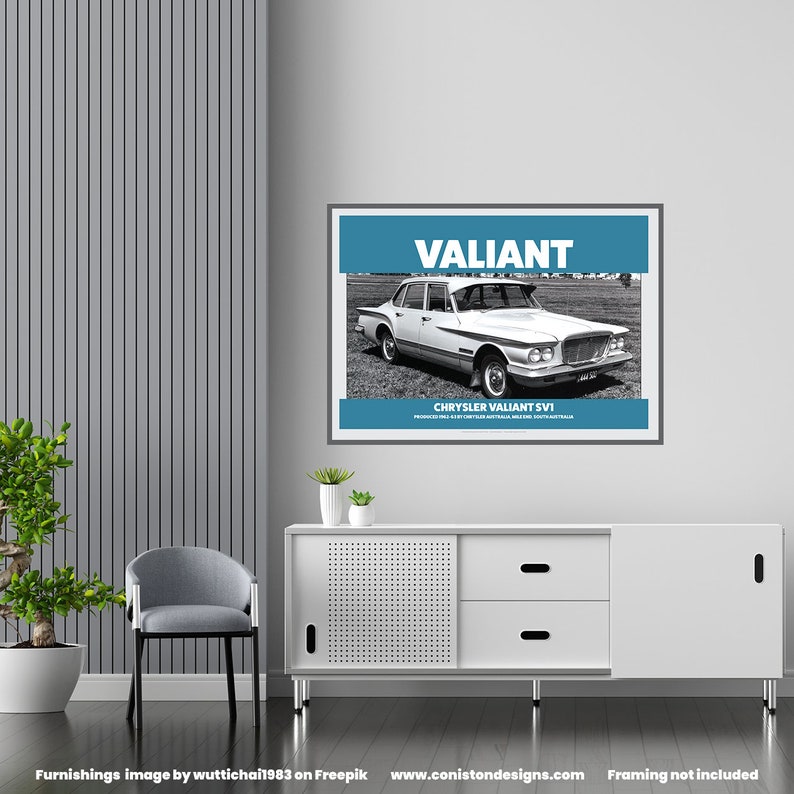 Chrysler Valiant SV1 Art Print – Chrysler Australia Mile End 1962-63 ...