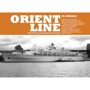 Orient Line SS Oriana Art Print – 1960-86 Sydney Cove Terminal ...