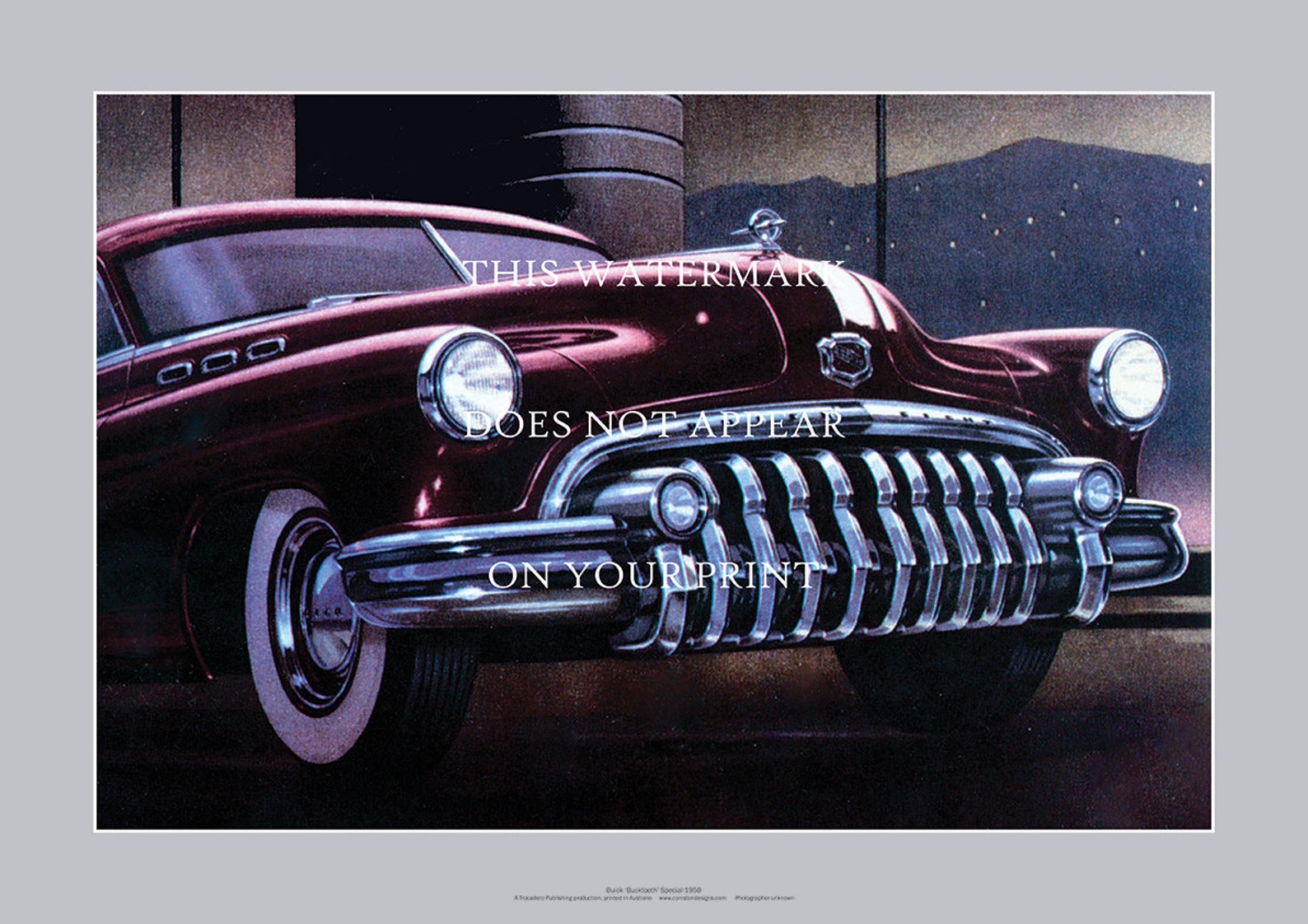 1950 Buick Super "bucktooth" Art Print – Classic Car Poster - Etsy