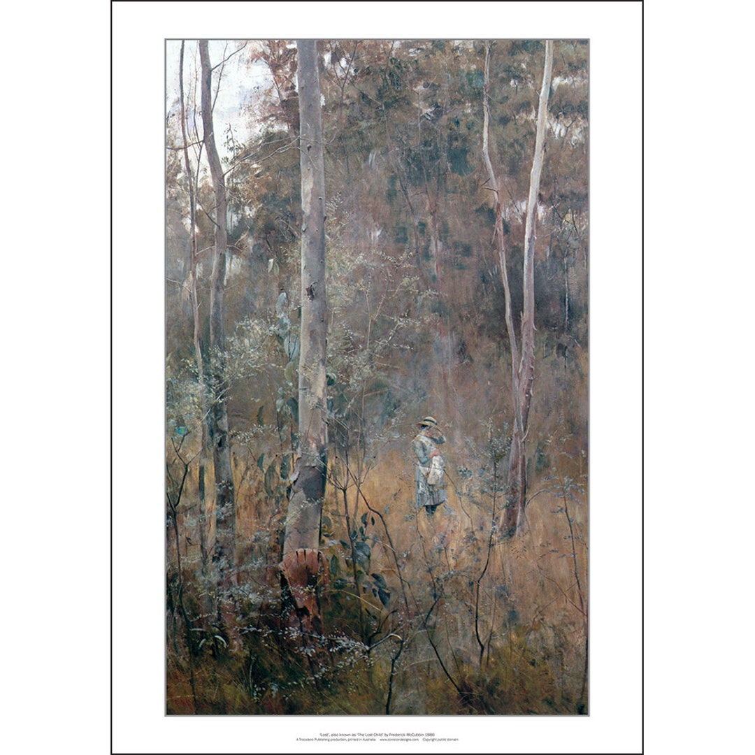 Frederick Mccubbin 'lost' Art Print – Australian Bush Scene - Etsy ...