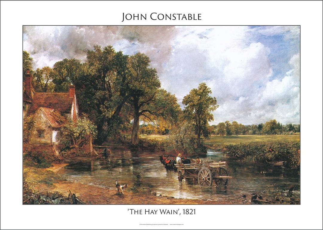 John Constable 'the Hay Wain' – Art Print – English Masterpiece ...