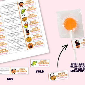 Christian Halloween Tags for Candy, Scripture Candy, Gospel Candy ...