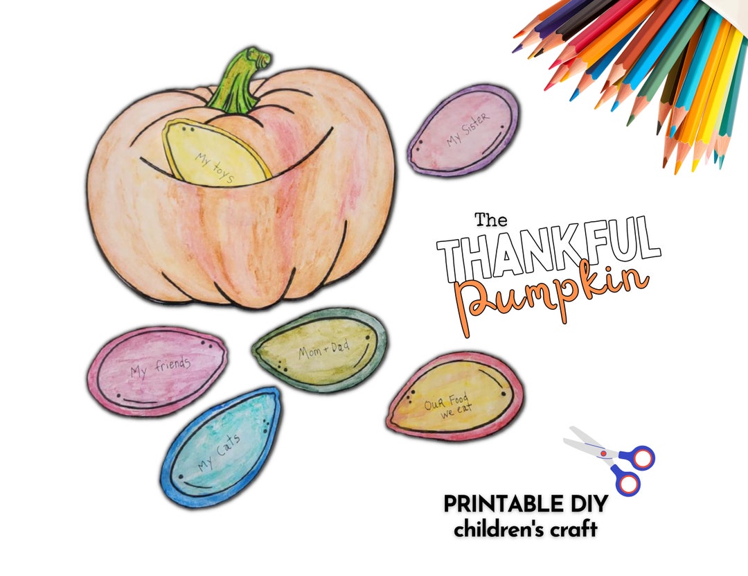 Pumpkin Prayer, Pumpkin Craft Bible Lesson, Pumpkin Coloring Activity ...