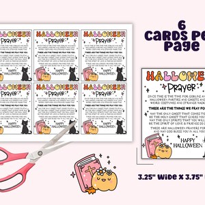 Halloween Prayer Tags, Christian Halloween Tags, Halloween Gospel ...