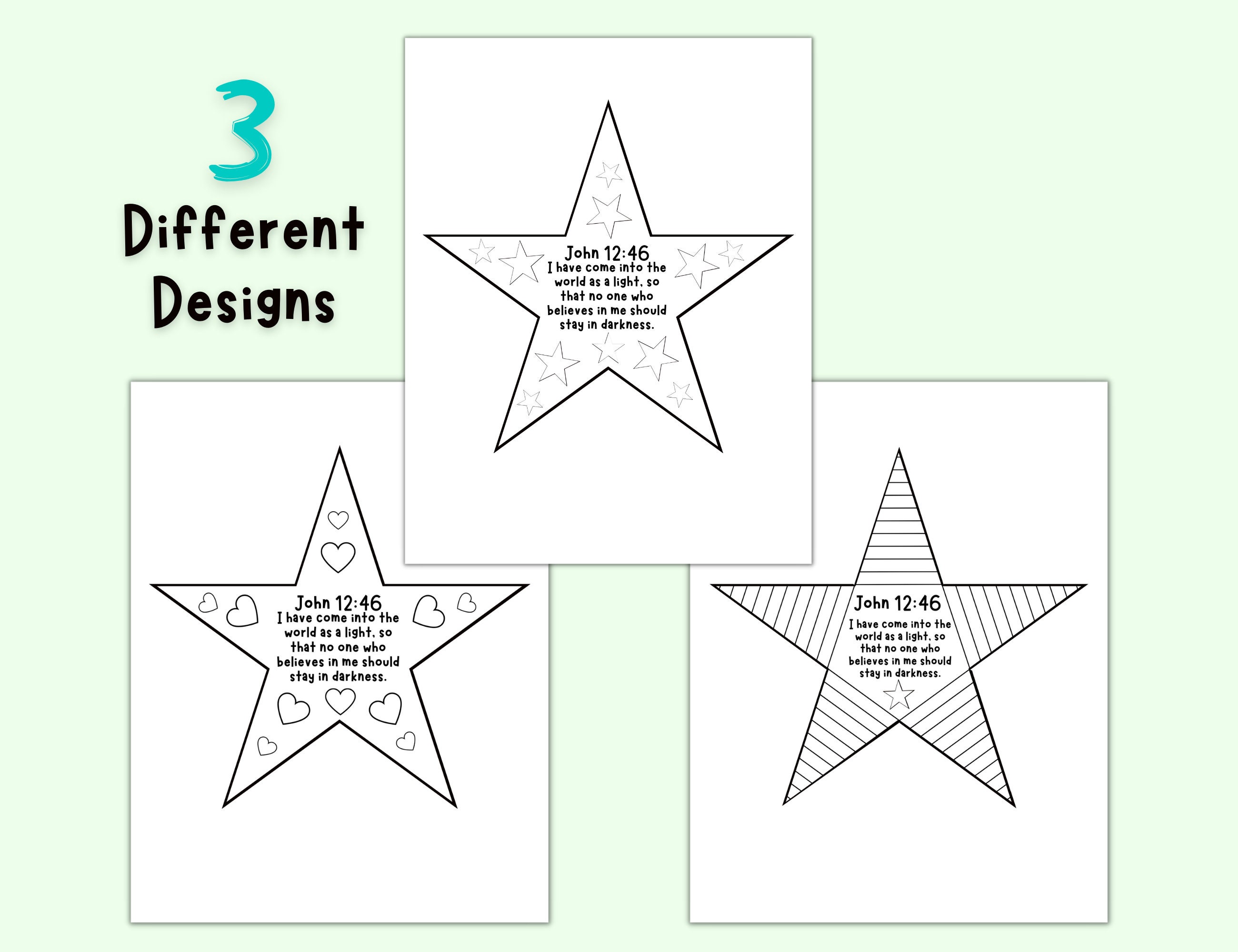 Christmas Bible Craft, Bible Verse Coloring Craft Sunday School, Jesus ...