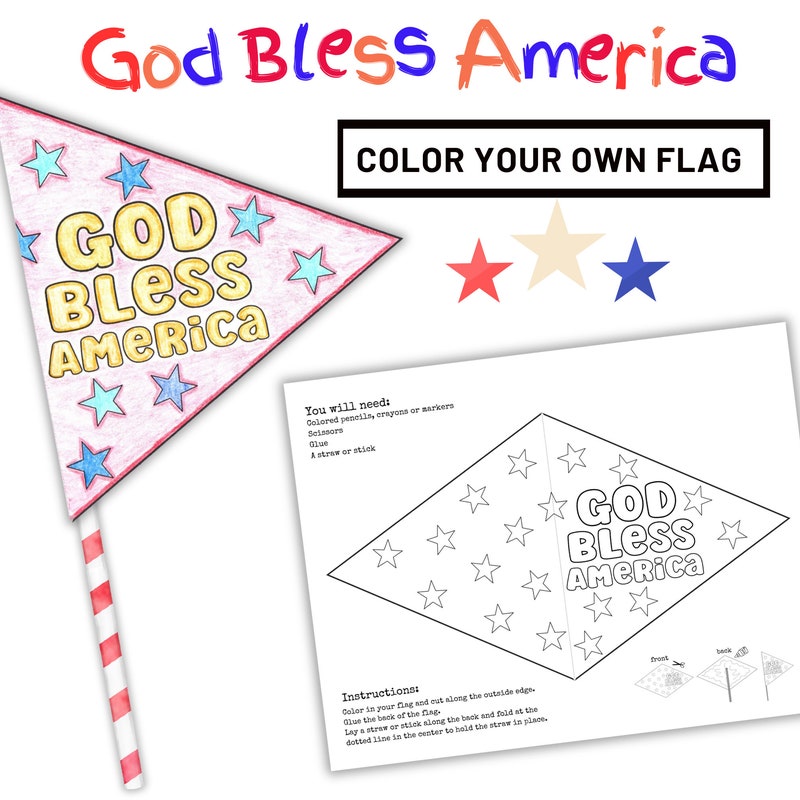 God Flag - Etsy