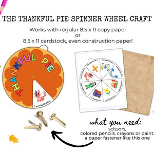 Thanksgiving Activities for Kids Thanksgiving Craft Pumpkin Pie Project ...