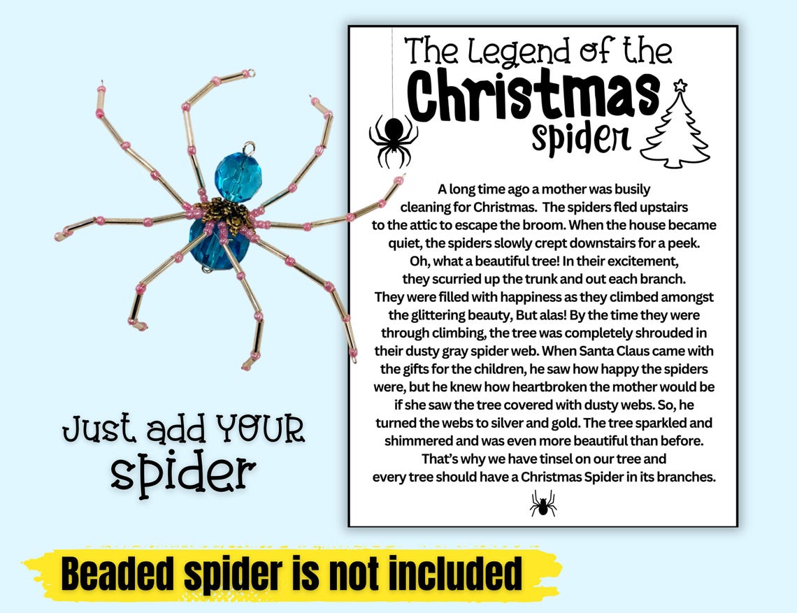 Christmas Spider Cards, the Legend of the Christmas Spider Display ...