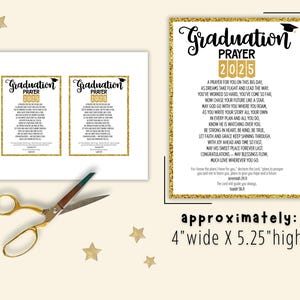 Christian Graduation Card, Graduation Blessing Card for Graduates ...