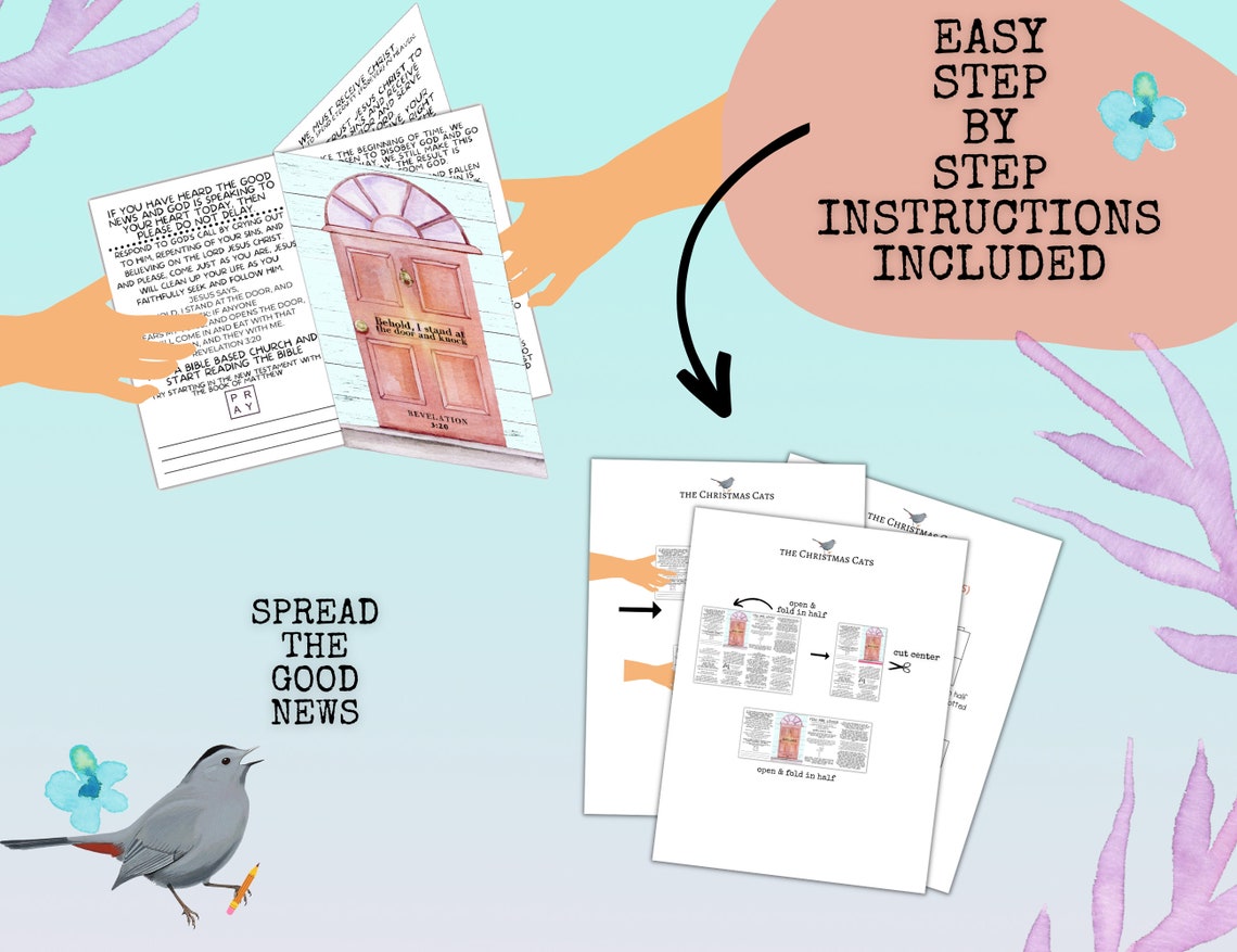 Printable Salvation Tracts Gospel Tracts Christian Tracts to Pass Out ...