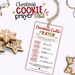 Christmas Prayer Tags for Tray of Cookies, Christmas Cookie Gift Tag ...