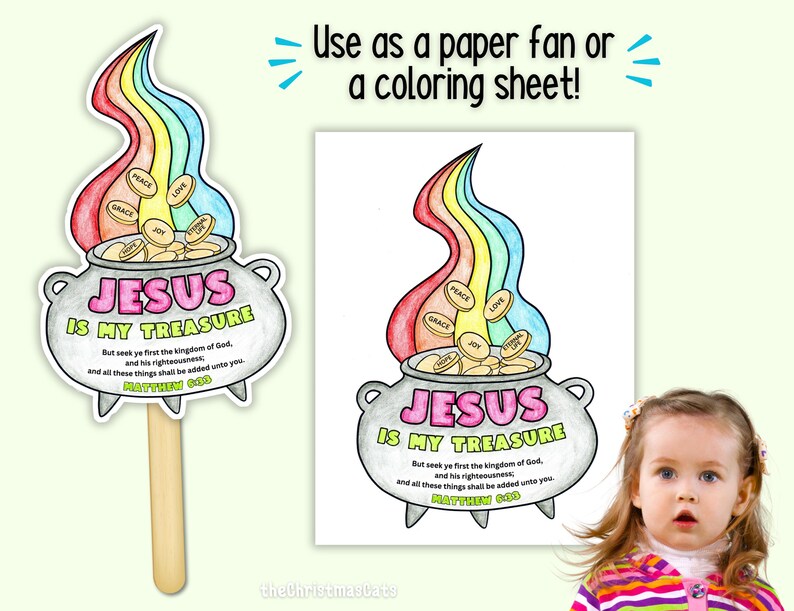 St. Patrick's Day Bible Lesson, Coloring Page Craft Activity for Kids ...