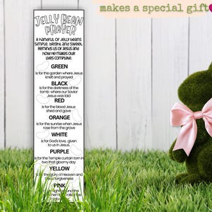 Jelly Bean Prayer, Jelly Bean Poem Printables, Easter Bookmarks for ...