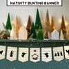 Christmas Mantle Garland, Christmas Bunting Printable Nativity Banner ...