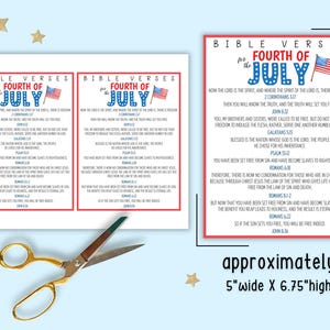 Fourth of July Bible Verses, Christian July 4th Card, Religious ...