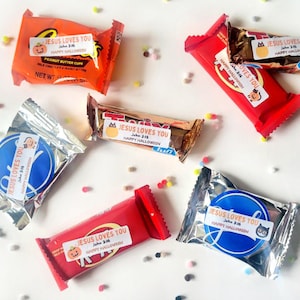 Christian Halloween, Printable Stickers Labels for Candy, Christian ...