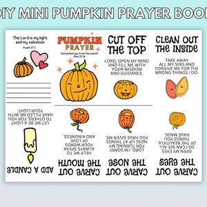 Pumpkin Prayer Christian Halloween Activity, Pumpkin Gospel, Halloween ...