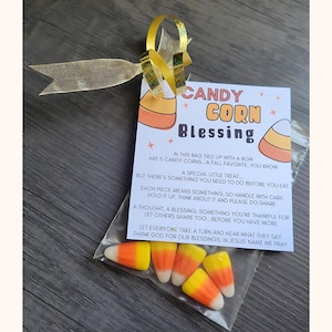 Candy Corn Blessing Tag, Candy Corn Gospel for Halloween, Candy Corn ...