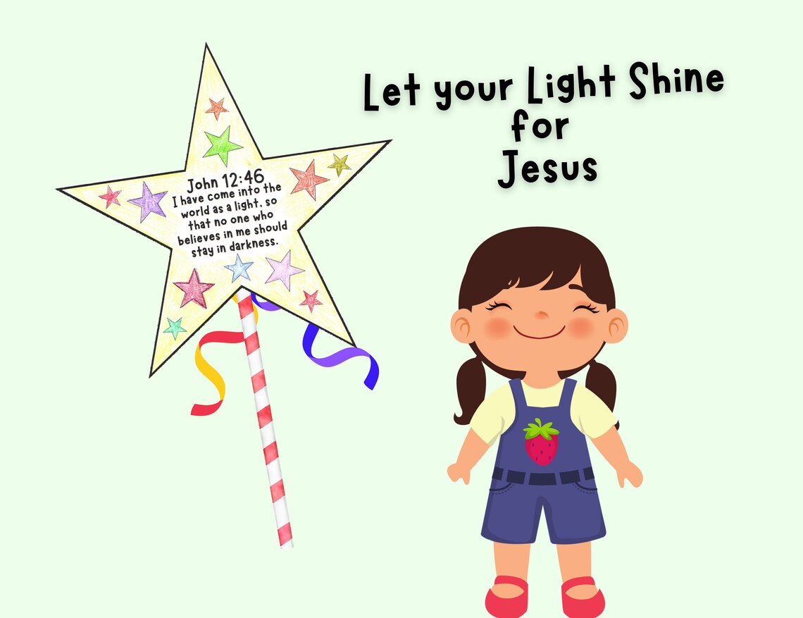 Christmas Bible Craft, Bible Verse Coloring Craft Sunday School, Jesus ...
