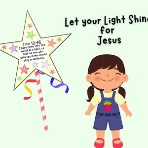 Christmas Bible Craft, Bible Verse Coloring Craft Sunday School, Jesus ...