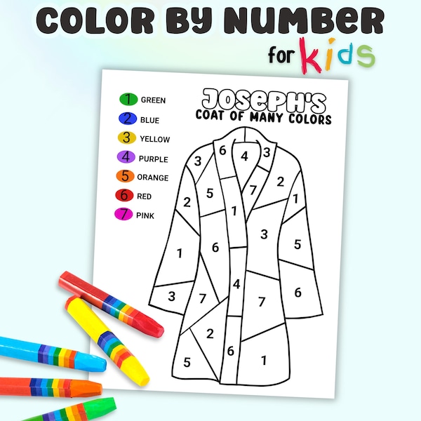 Craft for the Story of Joseph - Etsy